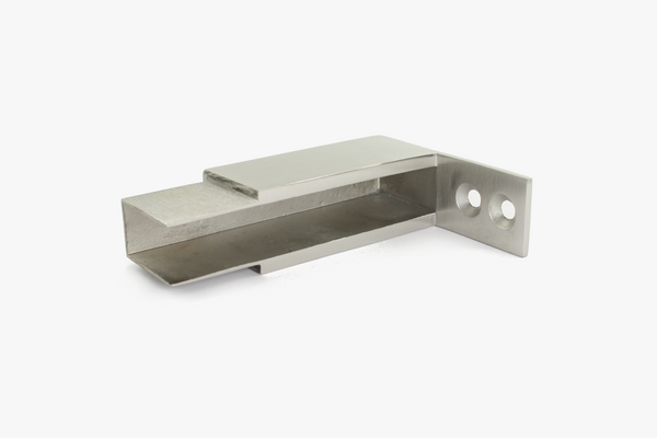 End termination for 20mm structural top cap - Brushed stainless steel ...